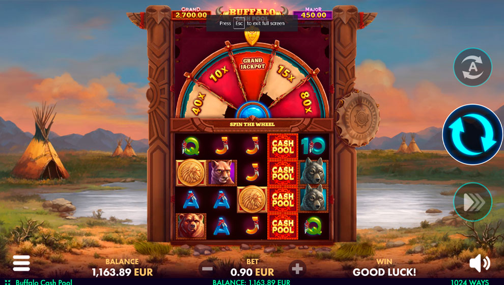 Buffalo: Cash Pool - Casino Planet