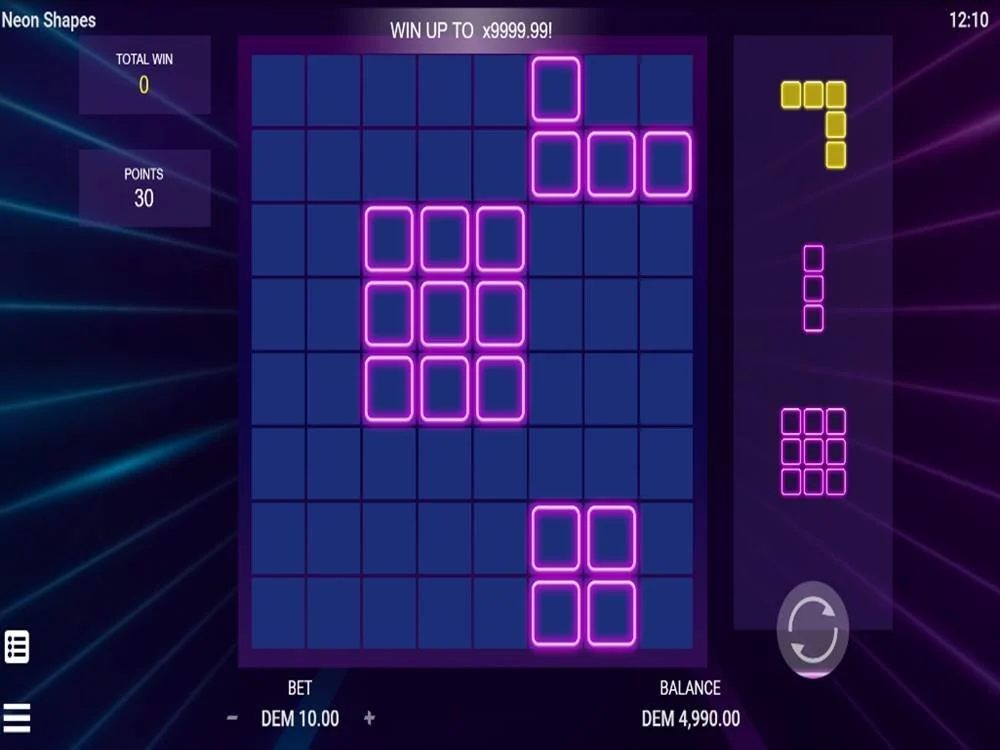 Neon Shapes - Casino Planet