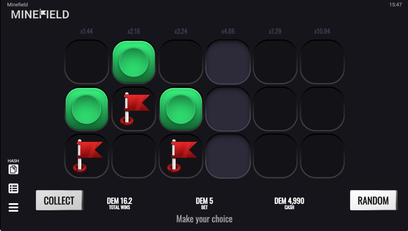 Mine Field - Casino Planet
