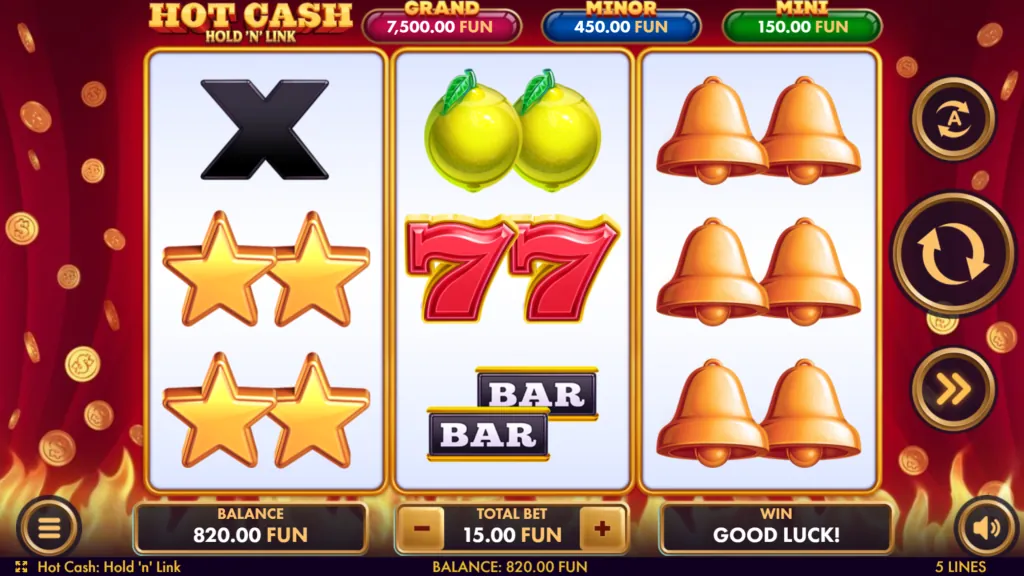 Hot Cash: Hold ‘n’ Link - Casino Planet